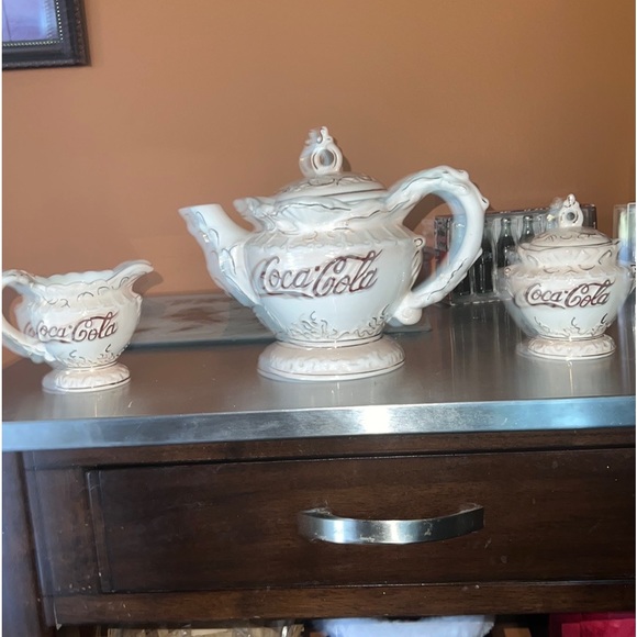 Coca Cola | Accents | Very Rare Coca Cola Tea Vintage Set | Poshmark